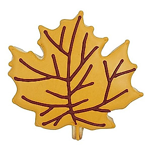 R&M International Maple Leaf 8" Stainless Steel Cookie Cutter, 8 Inches, Silver