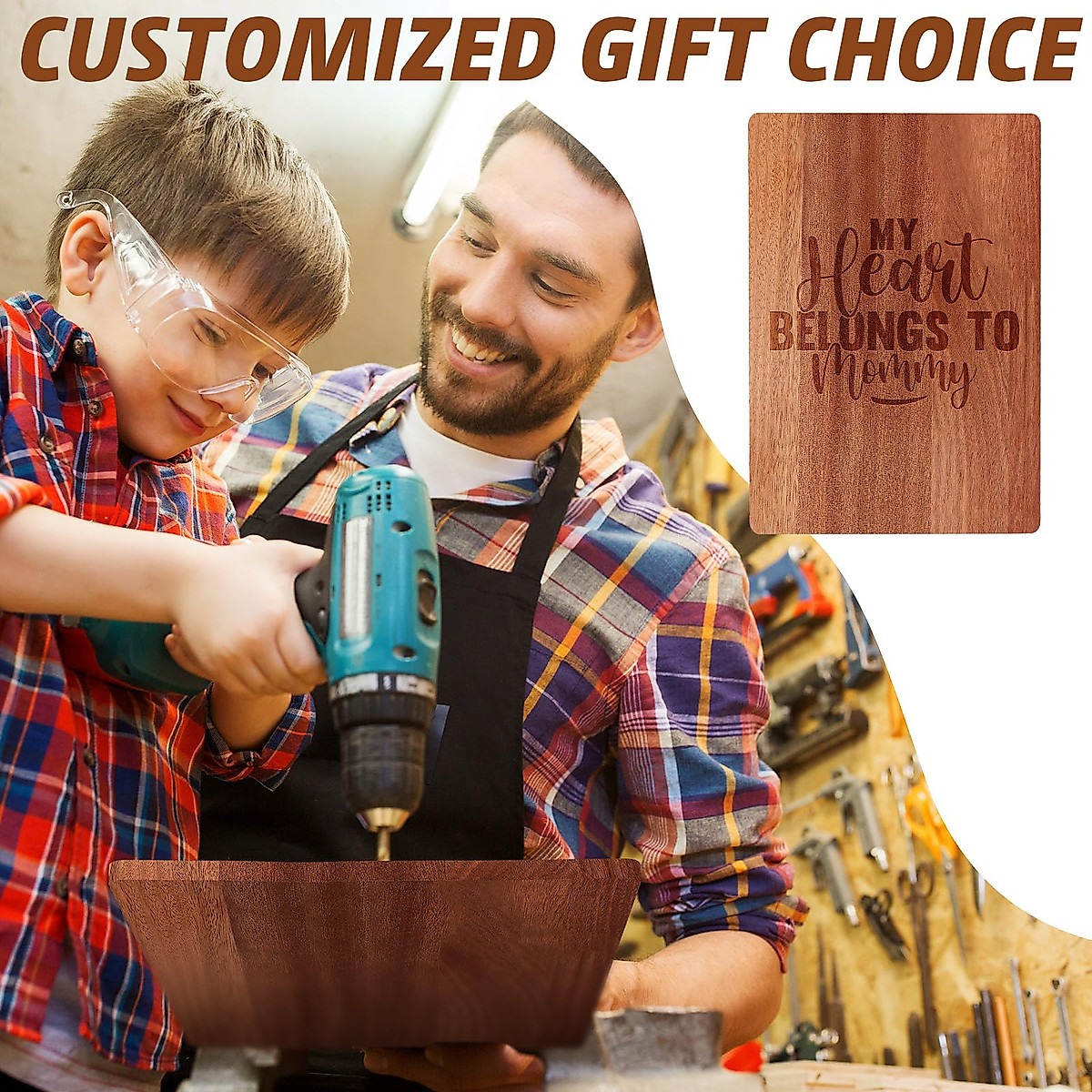 18 Pcs Wood Cutting Board Bulk Kitchen Chopping Boards Large Serving Board Wooden Cutting Board Set for Kitchen Meat Cheese Bread Vegetables (14" x 10",Acacia Wood)