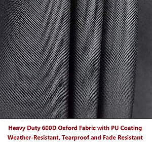 Mini Lustrous Full-Length Cover for Camp Chef DLX 24", SmokePro 24", Woodwind Pellet Grills, Heavy Duty Waterproof Anti-UV Weather Resistant Material Outdoor Patio Grill Cover