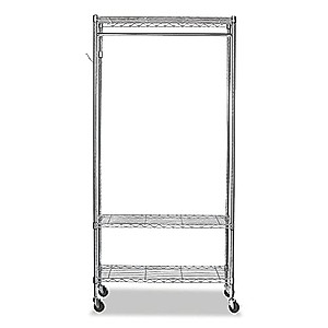 Alera ALEGR363618SR 30 Garments Wire Shelving Garment Rack - Silver