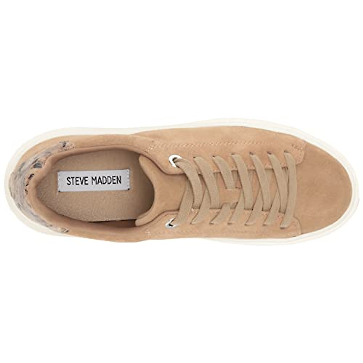 Steve Madden womens Charlie Sneaker, Taupe Suede, 11 US