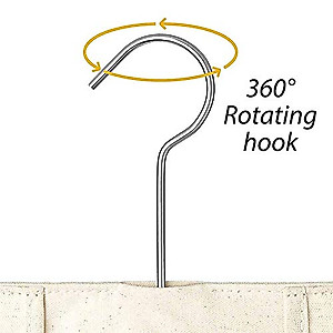 Handy Laundry Clothespin Bag, Semi-Closed Canvas Clothespin Storage Hanger Bag, Hanging Storage Organizer Laundry Clothes Pin Holder with Hanging Hook for Home Outdoor Supply, 10.6 x 12.6 Inch