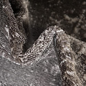 Unique Loom Sofia Collection Area Rug - Casino (2' x 6' 7" Runner, Dark Gray/ Ivory)