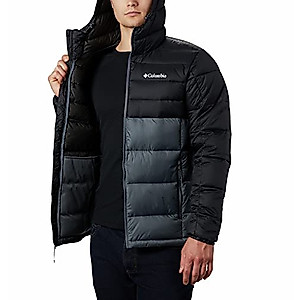 Columbia Men's Buck Butte Insulated Hooded Jacket, Graphite/Black, Medium