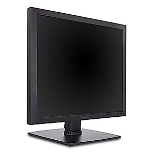 ViewSonic VA951S 19 Inch IPS 1024p LED Monitor with DVI VGA and Enhanced Viewing Comfort, Black