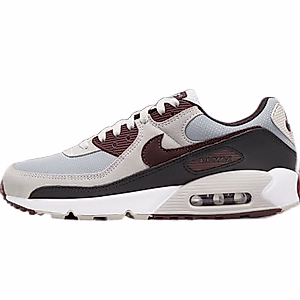 NIKE Men's Air Max 90 Shoes, Grey Black, 13