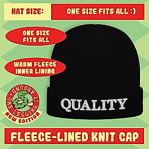 #sigars - Soft Hashtag Adult Beanie Cap, Black, One Size