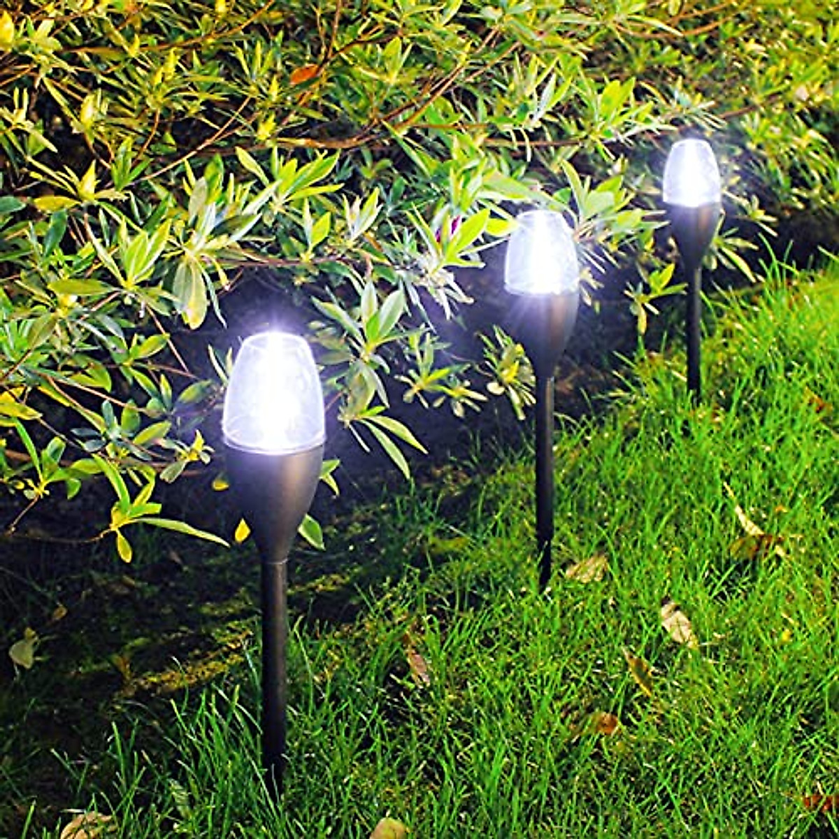 Outdoor lights Solar Outdoor LED Home Decoration Light Villa Garden Light Outdoor Waterproof Lawn Garden Landscape Candle Light (Size : Solar candle lawn lamp white light)