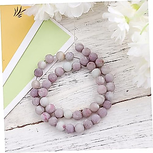 COHEALI 1 String Gemstone Bead Bracelet Loose Gemstones Round Beads Jewelery for Girl Bracelet Making Kit for Girl DIY Accessories Chokers for Jewelry Making Stone Beads Spacer Beads