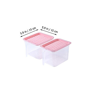 Cabilock 4pcs Box Refrigerator Crisper Pp Dedicated Agricultural Products
