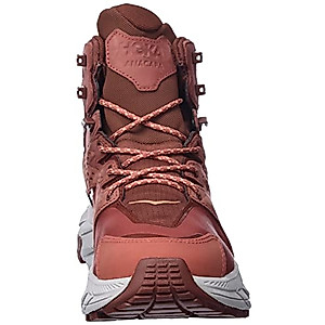 Hoka Women's Anacapa Mid GTX Hiking Boot (Hot Sauce/Cherry Mahogany, Numeric_8)