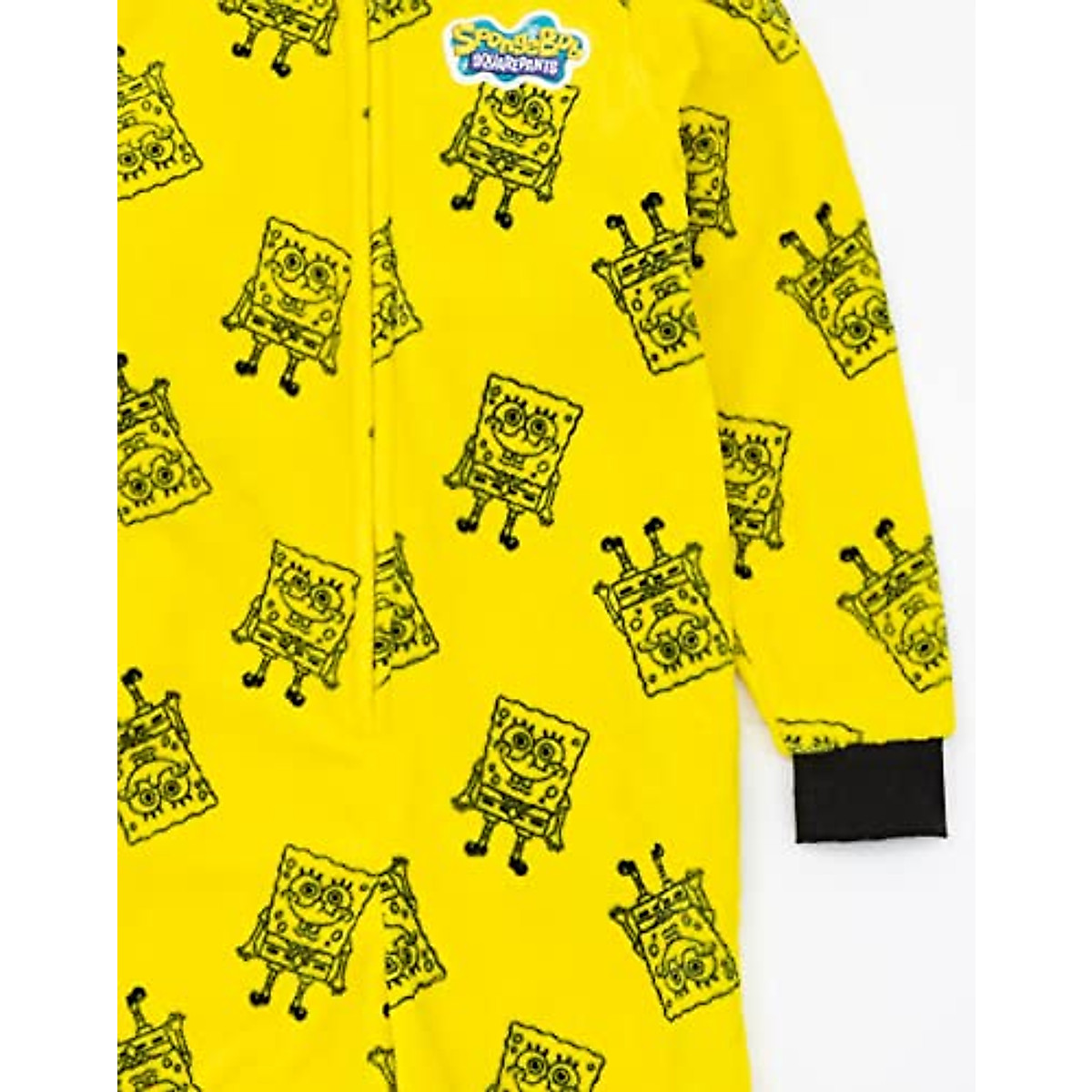 SpongeBob SquarePants Onesie Kids Yellow Character Pajamas