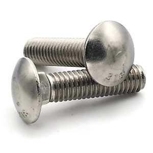 Carriage Bolt 316 Stainless Steel 1/2"-13 x 4-1/2" Qty 25