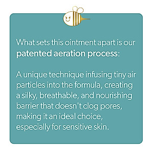 Waxelene Original Aerated Balm Large Jar, Organic Multipurpose Ointment the Petroleum Jelly Alternative Eczema Dry Sensitive Skin Face Moisturizer