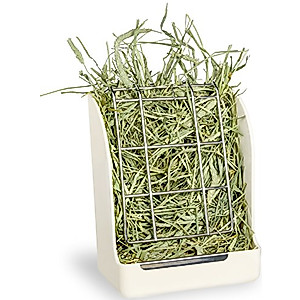 Mkono Hay Feeder Less Wasted Hay Rack Manger for Rabbit Guinea Pig Chinchilla