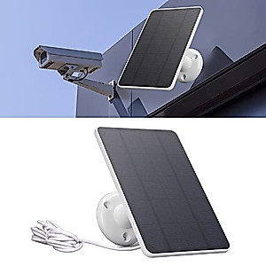 Solar Panel, Solar Panel Charger ABS Monocrystalline Silicon 10W Wide Compatibility Easy Installation for Fan