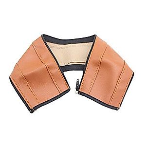 MINILUJIA Removable Zipper PU Leather Bumper Handlebar Sleeve for Baby Stroller Dust-Proof Cover Armrest Bumper Protect Case Specifical for Babyzen yoyo (Brown)