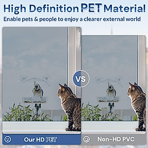 rabbitgoo One Way Window Film Daytime Privacy Mirror Window Tint for Home Office, Heat Control Sun Blocking Anti UV Reflective Tinting Film Glass Window Door Covering,17.5 in X 6.5 Feet, Silver