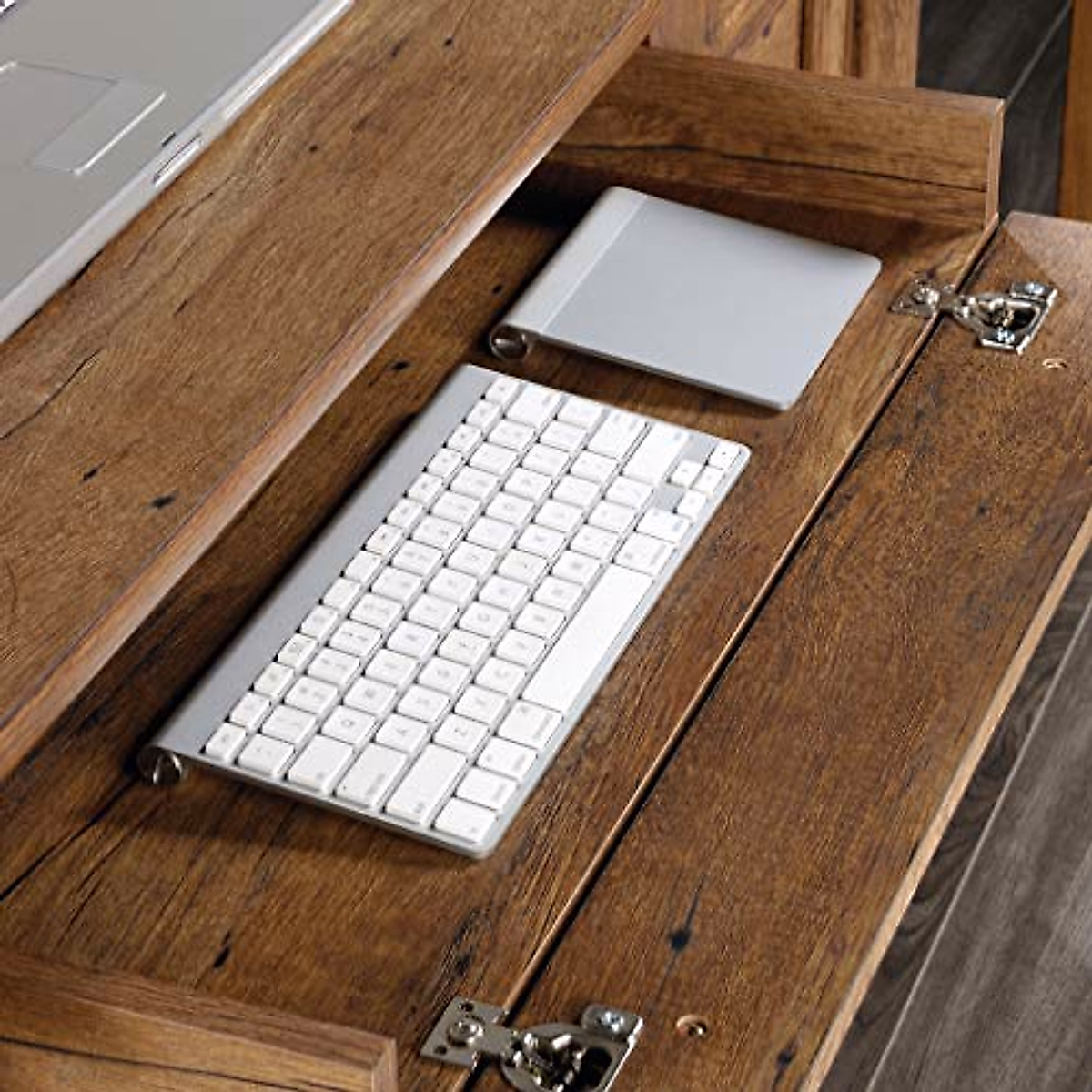 Sauder Palladia Computer Desk, Vintage Oak finish