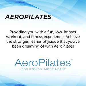 AeroPilates Precision Series Reformer 535 - Pilates Reformer Workout Machine for Home Gym - Up to 350 lbs Weight Capacity