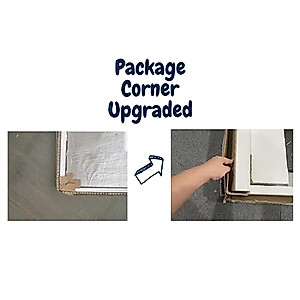 GIA 59" L Wood Restaurant Dining Table for 4-6, Seats up to 6, Modern Farmhouse Rectangular Home Kitchen Dinner Table with Melamine Finish, 59x35x29.5 Inches, 77lbs, Aged Gray Oak