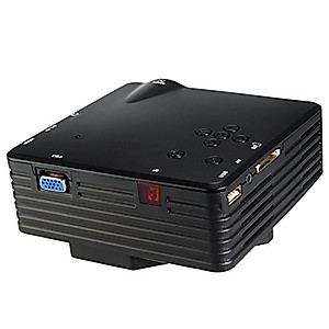 IM TS-29 LED Mini Projector Support 19201080P HD Video (Black)