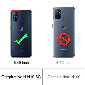 Osophter for Oneplus Nord N10 5G Case,Oneplus N10 5G Case Clear Transparent Reinforced Corners TPU Shock-Absorption Flexible Cell Phone Cover for Oneplus N10 5G(Clear)