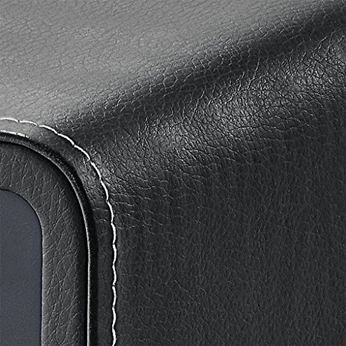 Sangean WR-15BK AM/FM Table Top Wooden Radio, Black Leatherette (Renewed)