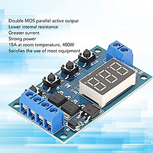 Dual MOS Tube Control Module, One Key Stop Function Dual MOS Tube Control Board 5-30V Reverse Polarity Protection for Smart Home for Micro Water Punp
