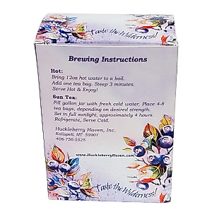 Huckleberry Haven Wild Huckleberry Tea (20 Teabags)