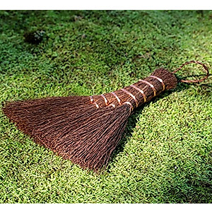 KAKURI Bonsai Broom Brush Large 6.3" Professional Gentle Big Broom, Japanese Bonsai Tool