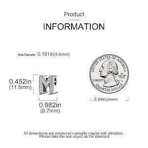 MULA 925 Sterling Silver Charms for Bracelets and Necklaces A-Z Alphabet Beads Dangle Pendants with 5A Cubic Zirconia Jewelry for Women