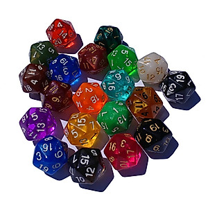 The 20/20 Dice Pack | Twenty 20-Sided Dice