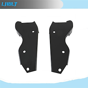 LABLT Rear Bumper Brackets Replacement for Pickup 2WD / 4WD 1964-1972, F-100, F-250, F-350, Black, Steel
