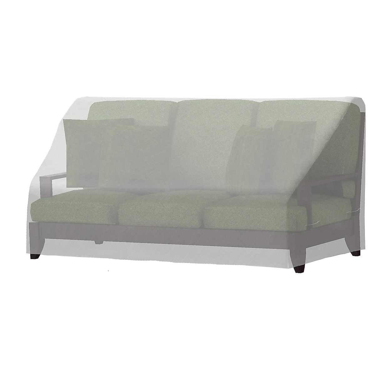 Simple Houseware 3-Seater Deep Lounge Patio Sofa Cover, 79 x 38 x 29 Inches