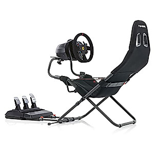 Playseat Challenge Sim Racing Cockpit | Foldable & Adjustable | for High Performance Sim Racing | Compact & Flexible | Supports All Steering Wheels & Pedals | for PC and Console | Actifit Edition