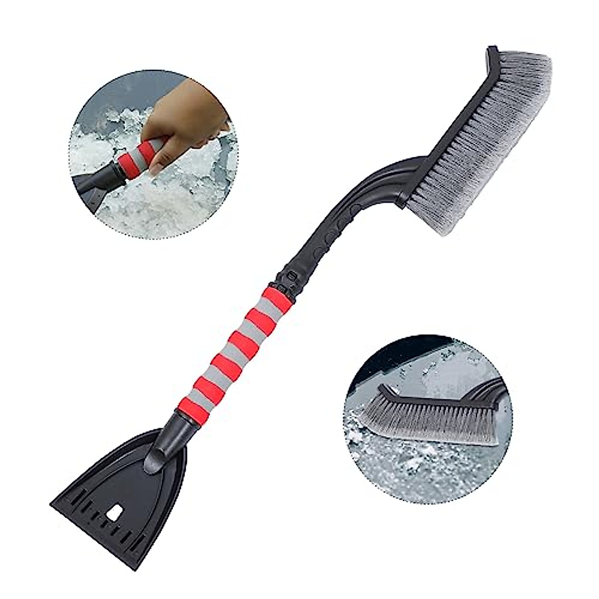 Yardwe 2 pcs Snow Shovel Accessories for Men Snow Brush for Trucks Windshield ice car ice Scraper and Brush car Tools car Snow Remover Outdoor Broom Ice Removal Shovel Forklift Winter abs
