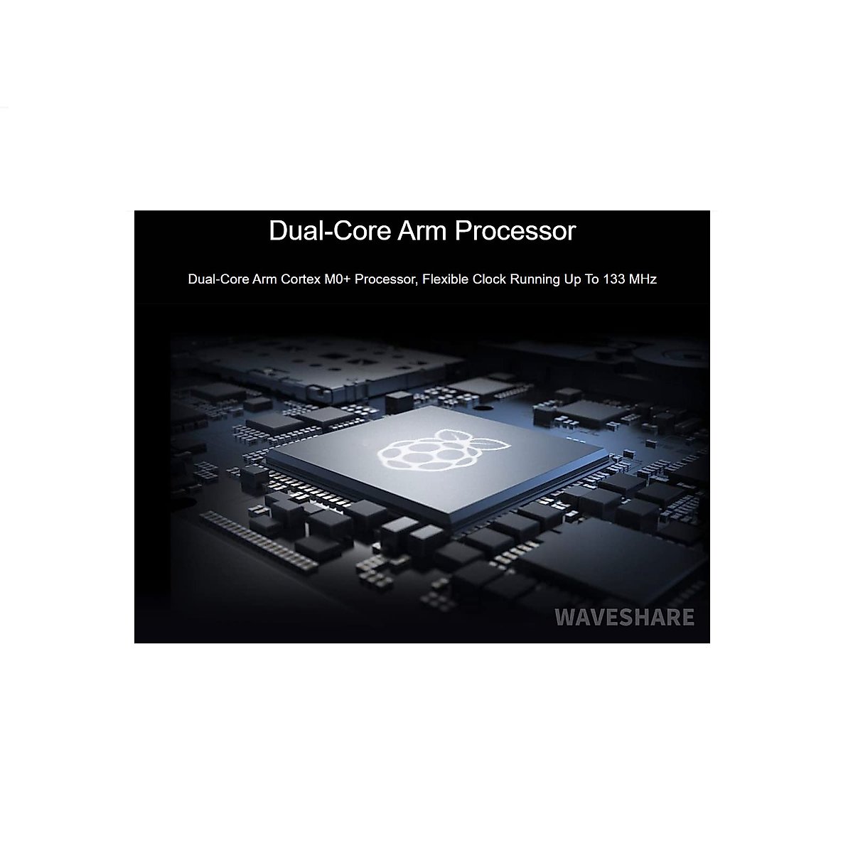 waveshare RP2040-Plus Mini Board High-Performance Pico-Like MCU Board Based on Raspberry Pi RP2040 Chip,Dual-core Arm Cortex M0+ Processor,USB-C Connector,Onboard 4MB Flash,Higher Current DC-DC Chip