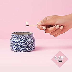 Capri Blue Scented Candle with Tin Candle Holder - Cotton Wick - Luxury Aromatherapy Candle - 8.5 Oz - Volcano