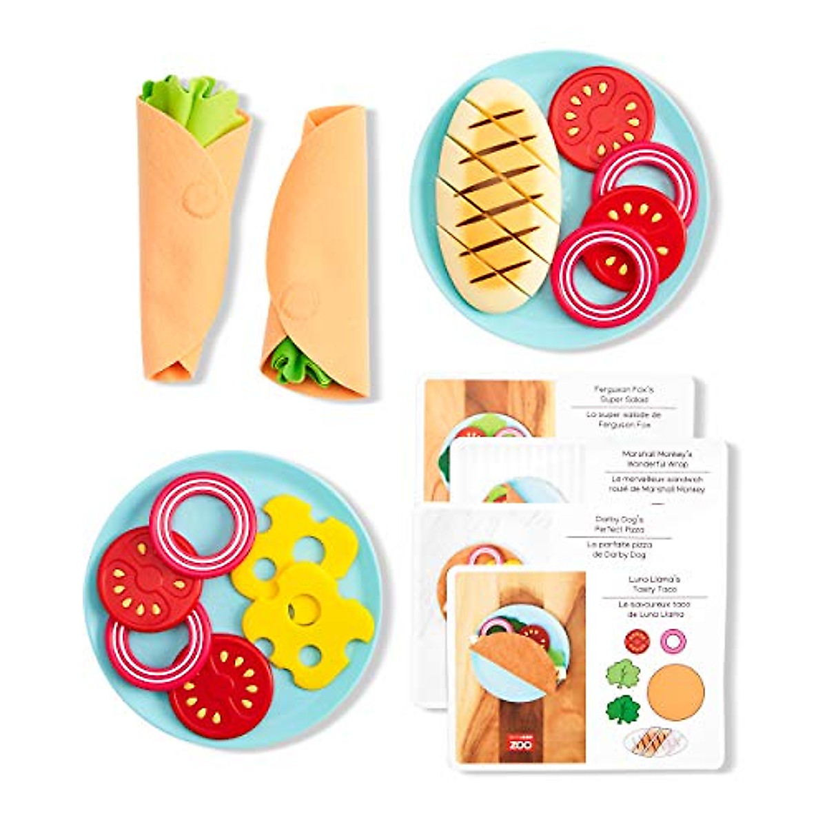 Skip Hop Play Food Set, Zoo Little Chef Meal Kit