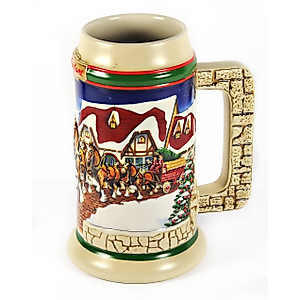 Budweiser 1998 Grants Farm Holiday Stein