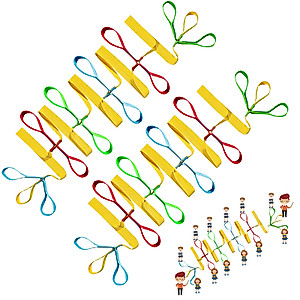 2 Pcs Children Safety Walking Rope with 12 Handles Leash Walking Kids Multiple for Toddlers Preschool Daycares Walking Nursery Kindergarten School Playground Outdoor for up to 12 Children 2 Teachers