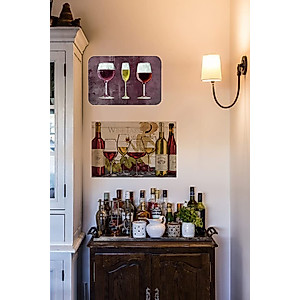 Aperiy That's What I Do I Read Books I Drink Wine and I Know Things Metal Sign for Cafe Bar Pub Home Coffee Beer Garage Kitchen Bathroom Door Garden Funny Wall Decor Art 8x12