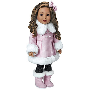 Adora Amazon Exclusive Amazing Girls Doll Accessories, Clothes for 18" Baby Dolls Includes Leggings, Headband, ad Boots, Birthday Gift For Ages 6+ - Snowy Winter Outfit