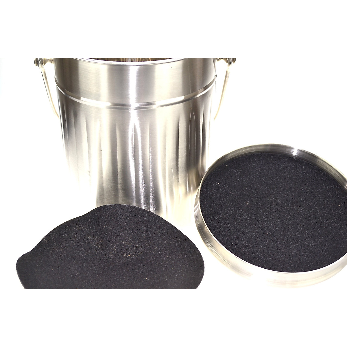 Kitchen Craft Large Food Waste Bin, Stainless Steel, 5 Litre