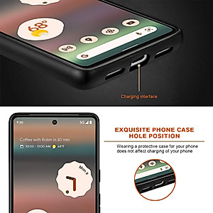 SKYLMW Designed for Google Pixel 7 Pro Case 5G (2022) [Compatible with Magsafe] - Plush Matte Finish and Full Body Protection Cover for Men Women Girls (6.7 Inch) Orange