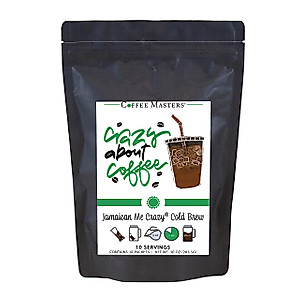 Coffee Masters Cold Brew Jamaican Me Crazy Coffee, Single Serve, Jamaican Me Crazy, 10 Oz