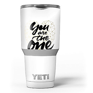 Design Skinz You are The One - Skin Decal Vinyl Wrap Kit Compatible with The Yeti Rambler Cooler Tumbler Cups