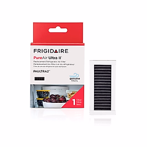 Frigidaire PAULTRA2 Pure Air Ultra II Refrigerator Air Filter with Carbon Technology to Absorb Food Odors, 3.8" x 1.8" , White