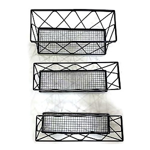 PASNMKvn Sturdy Cabinet Door Organizers Set Kitchen and Bathroom Wall Storage Box Self Adhesive Iron Wire Organization Case